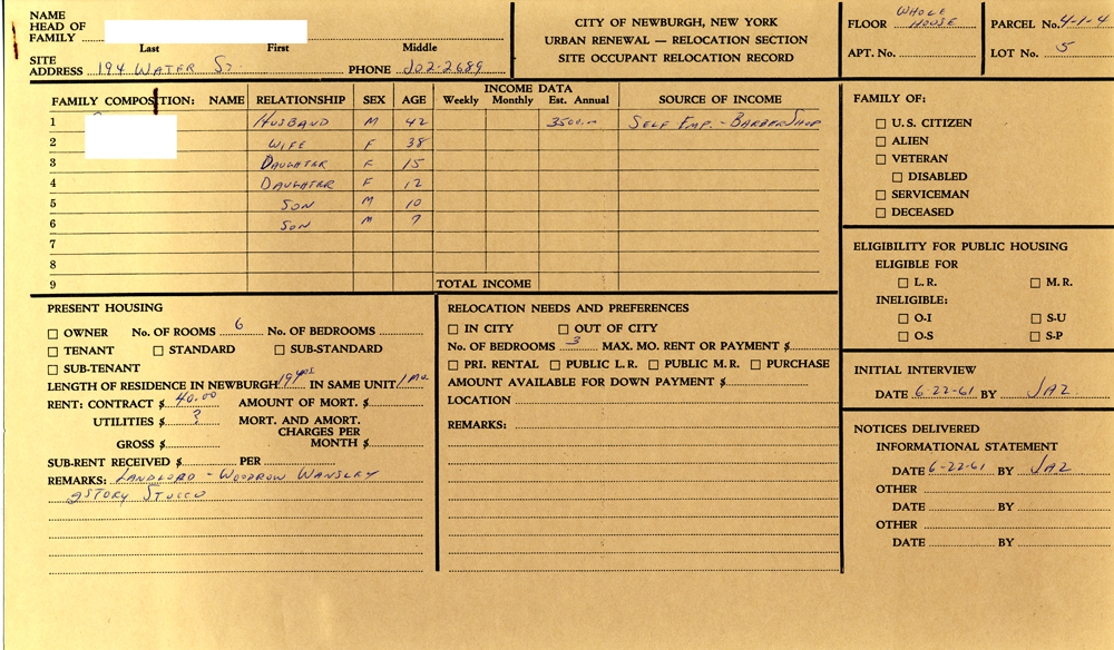 Relocation and Demolition | New York Heritage